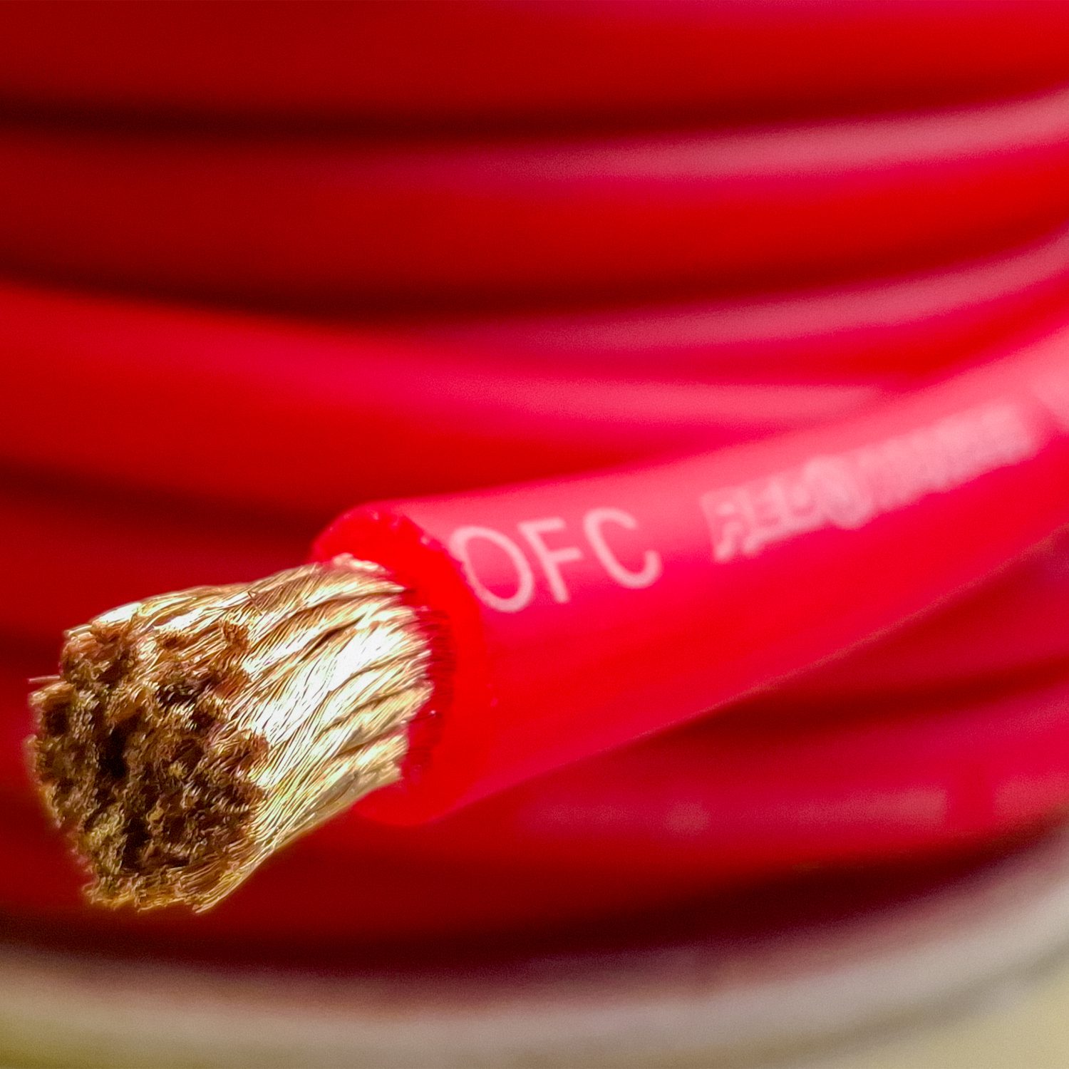 Rollo Cable 0GA Ultra Flexible 100% Cobre – Red Thunder – Audio